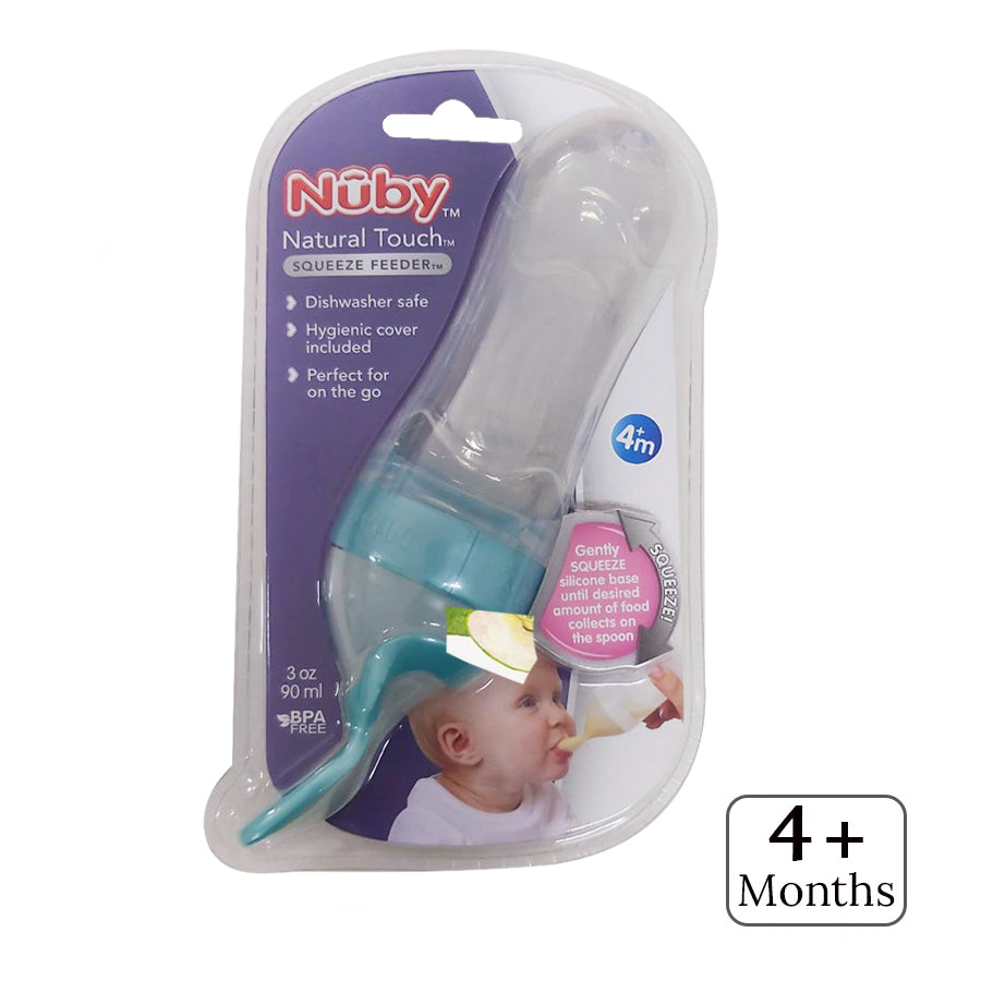 Nuby-Silicone Squeeze Feeder – True Learning Books - ထူးထူးစာပေ