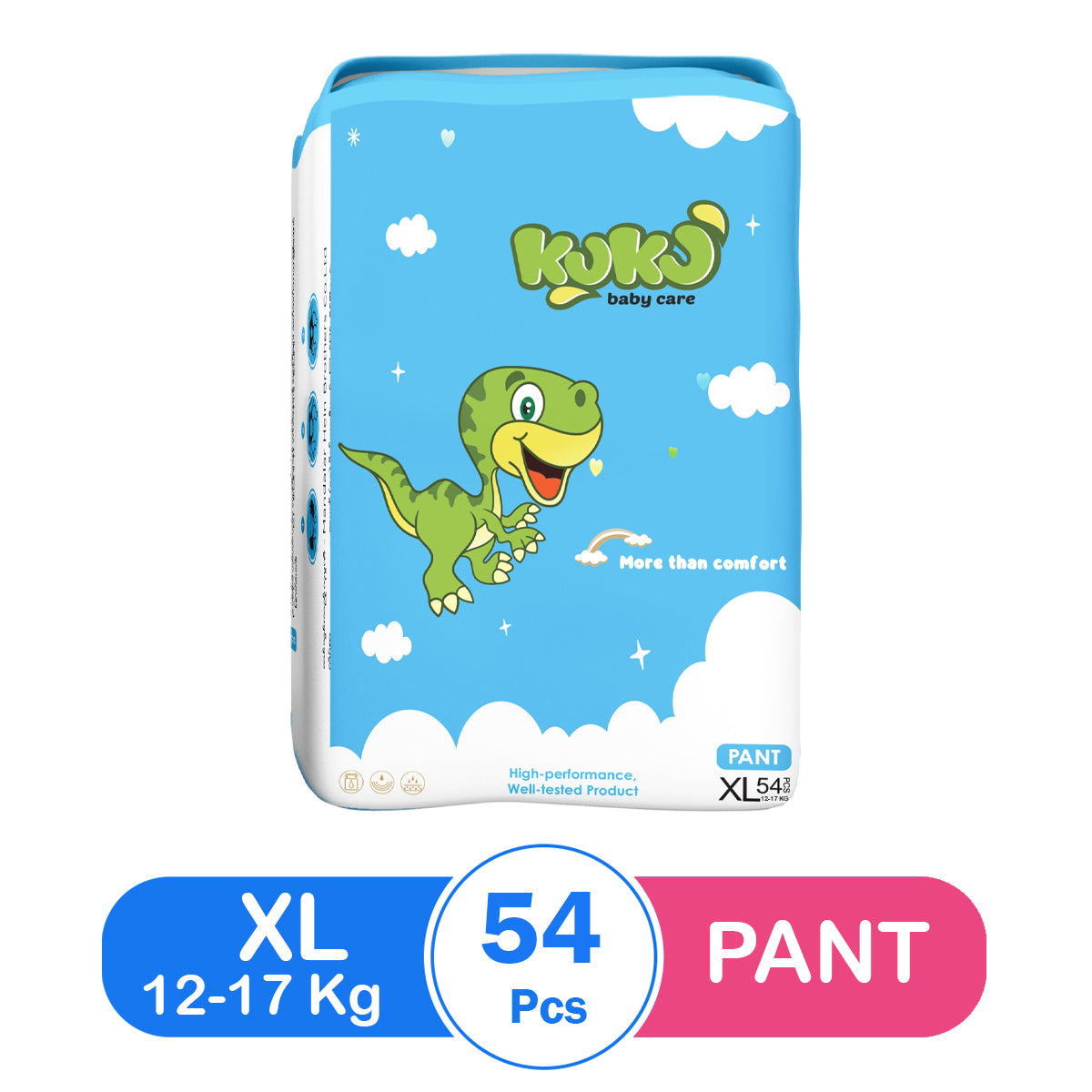 Ku Ku Baby Diaper Pant XL (54pcs) – True Learning Books - ထူးထူးစာပေ